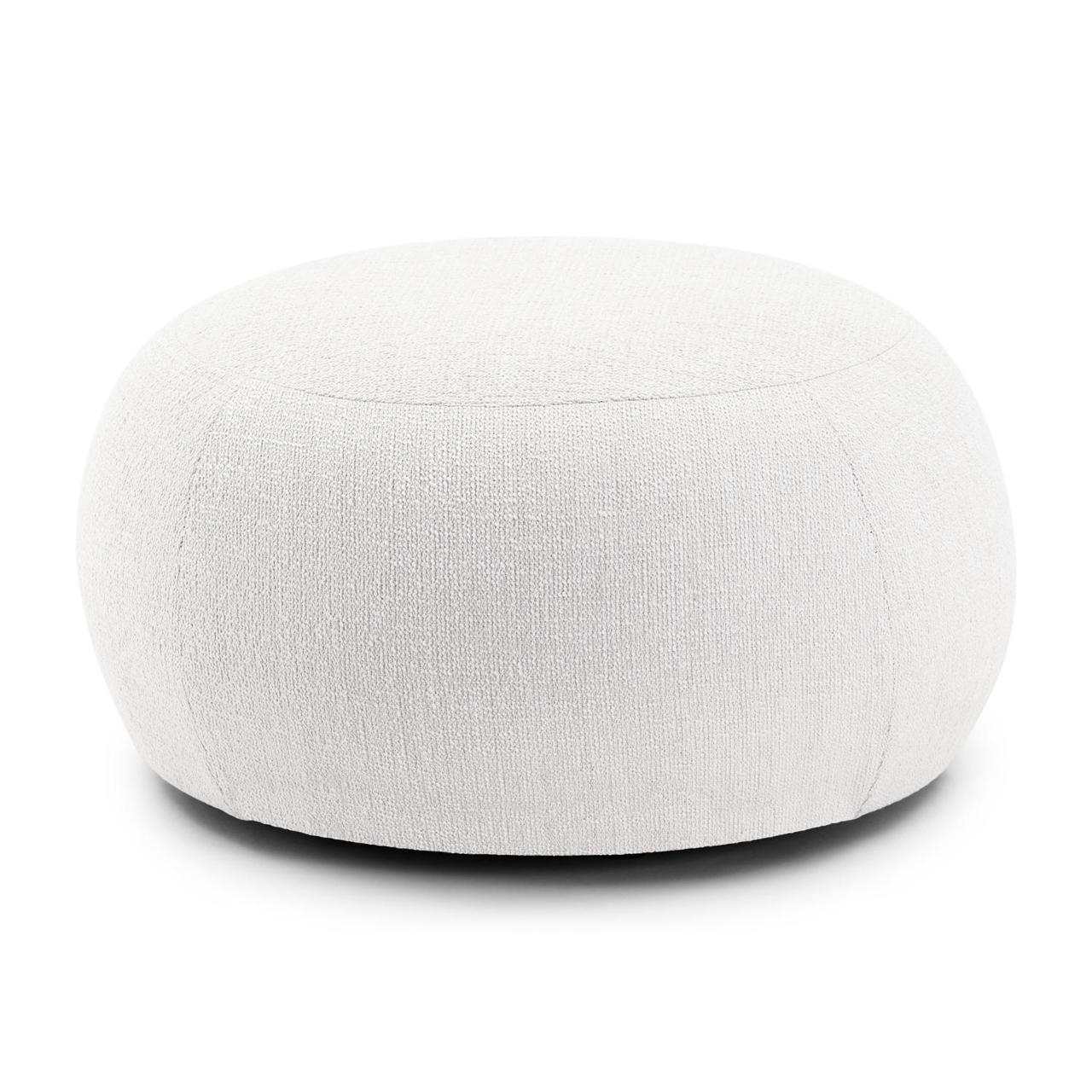 Basso poef - Dolce stof Feather Ø70xH38cm