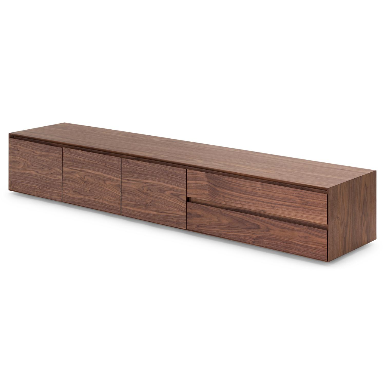 Arno tv-meubel in walnoot 220 x 45 cm