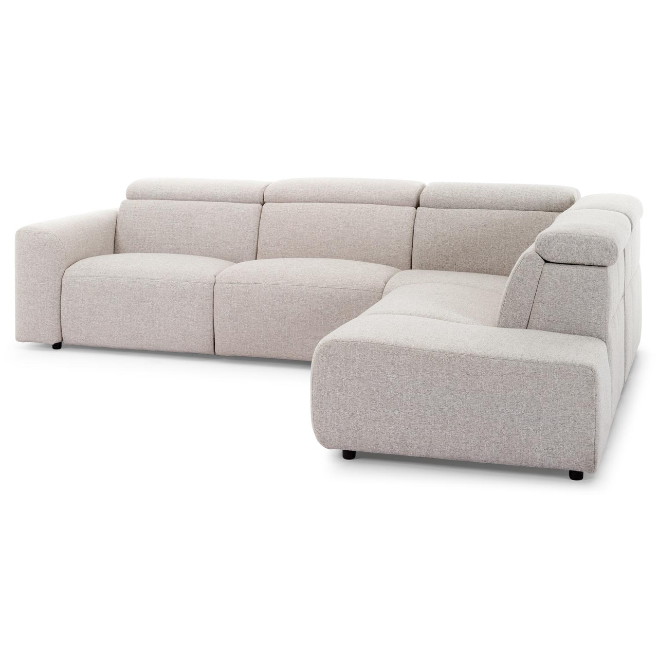 Lassa hoekzetel in Stanza stof Shell met 2 elektrische relaxfuncties