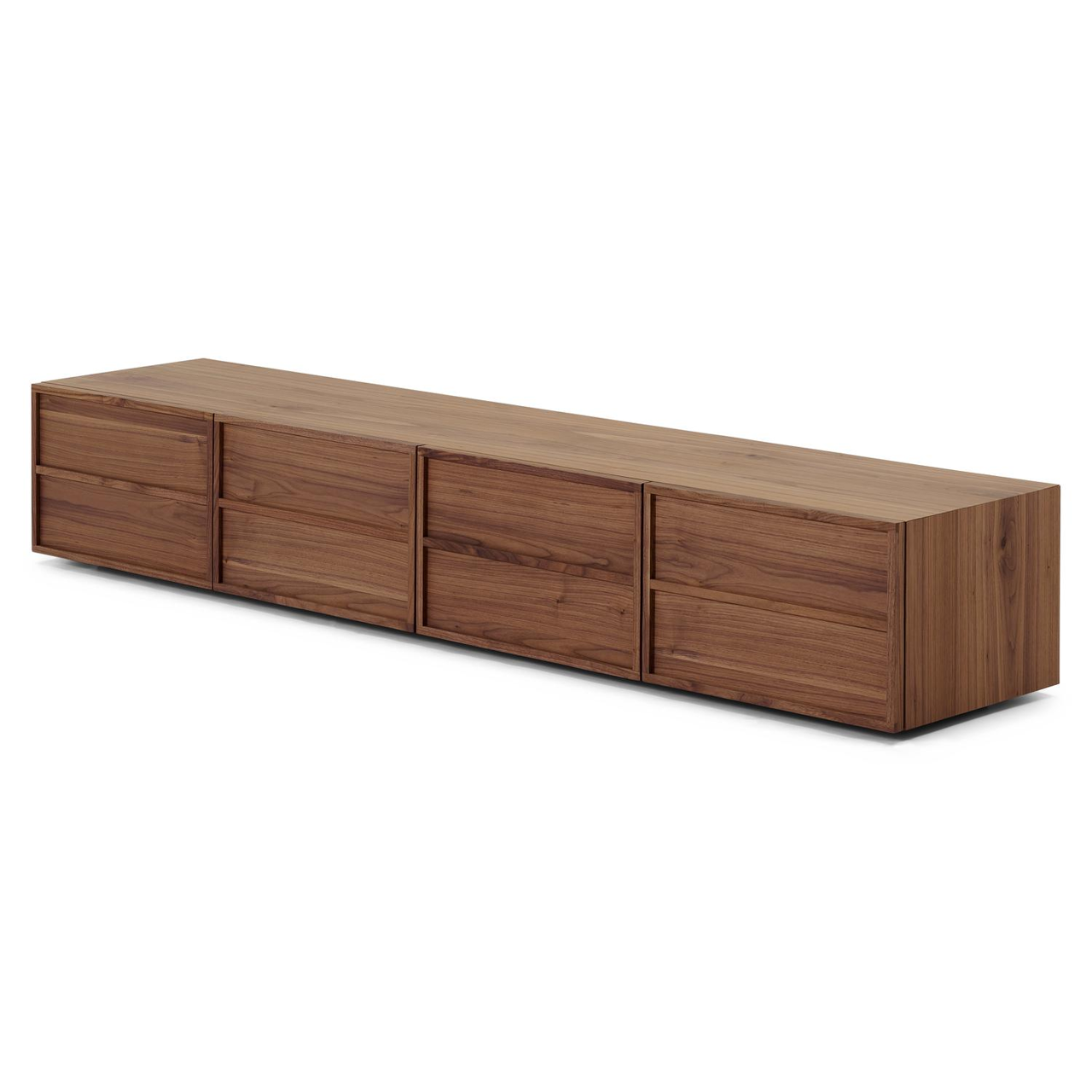 Conturo tv-meubel in walnoot 199 x 45 cm